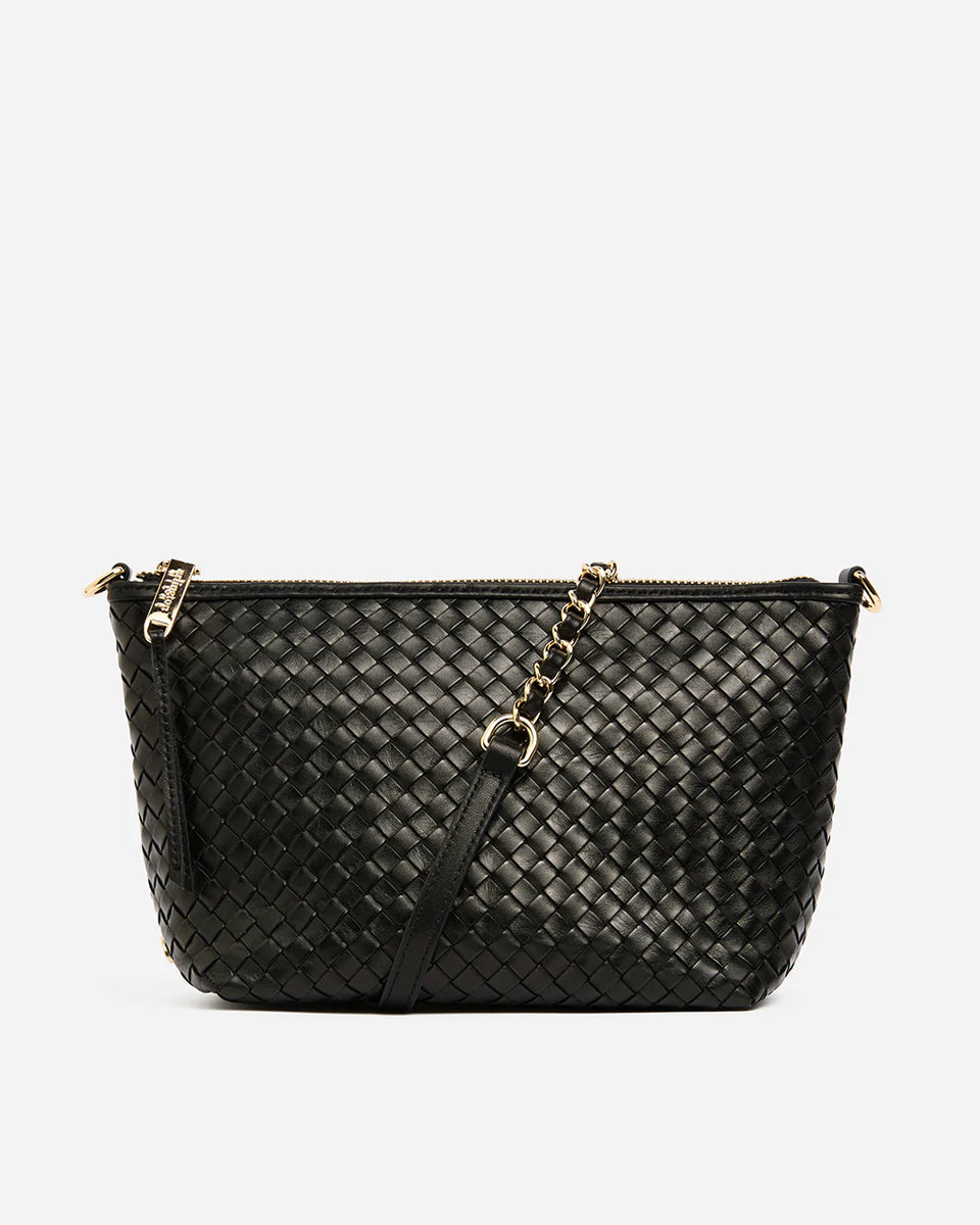 Agnes Bag - Black Weave – The Hunted Co